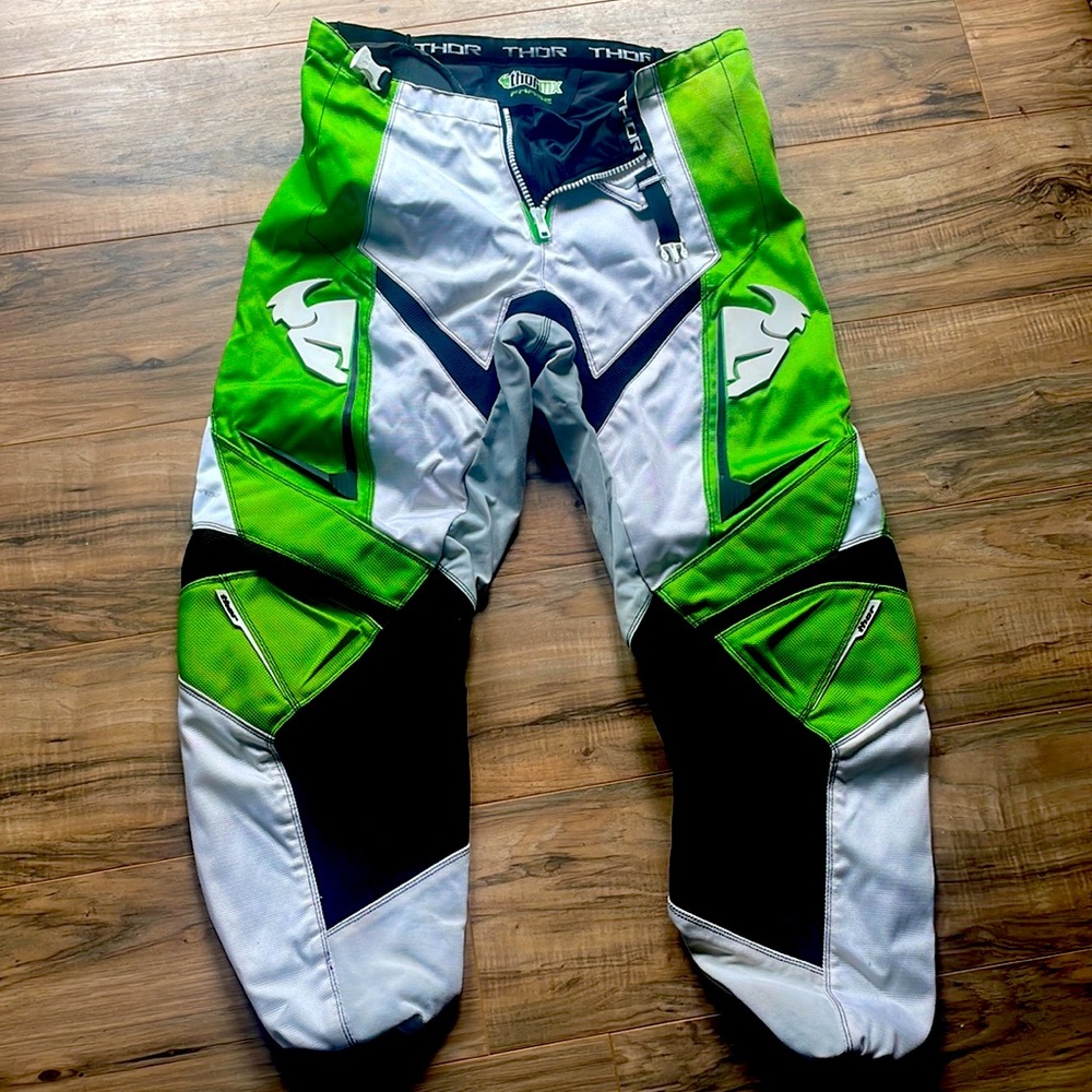 Kawasaki Thormx Phase Dirt Bike Racing Pants - Gem